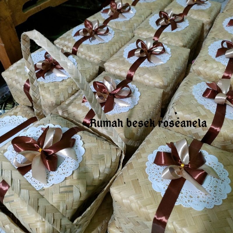 Besek Jinjing Ukuran 20x20 Termurah Besek Bambu Besek Nasi Box Besek ...