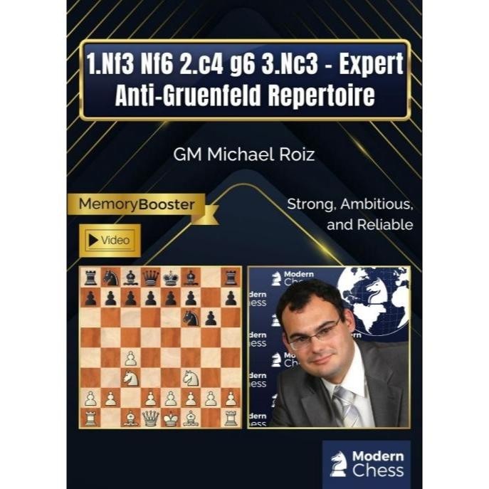 PREMIUM CHESS VIDEO | Modern Chess 1.Nf3 Nf6 2.c4 g6 3.Nc3 - Expert ...