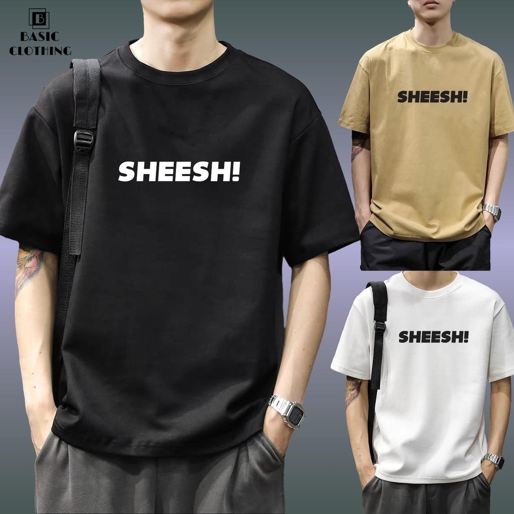 TIKTOK Highlights Cotton SHEESH Unisex Cototton Round Neck T-Shirt with ...