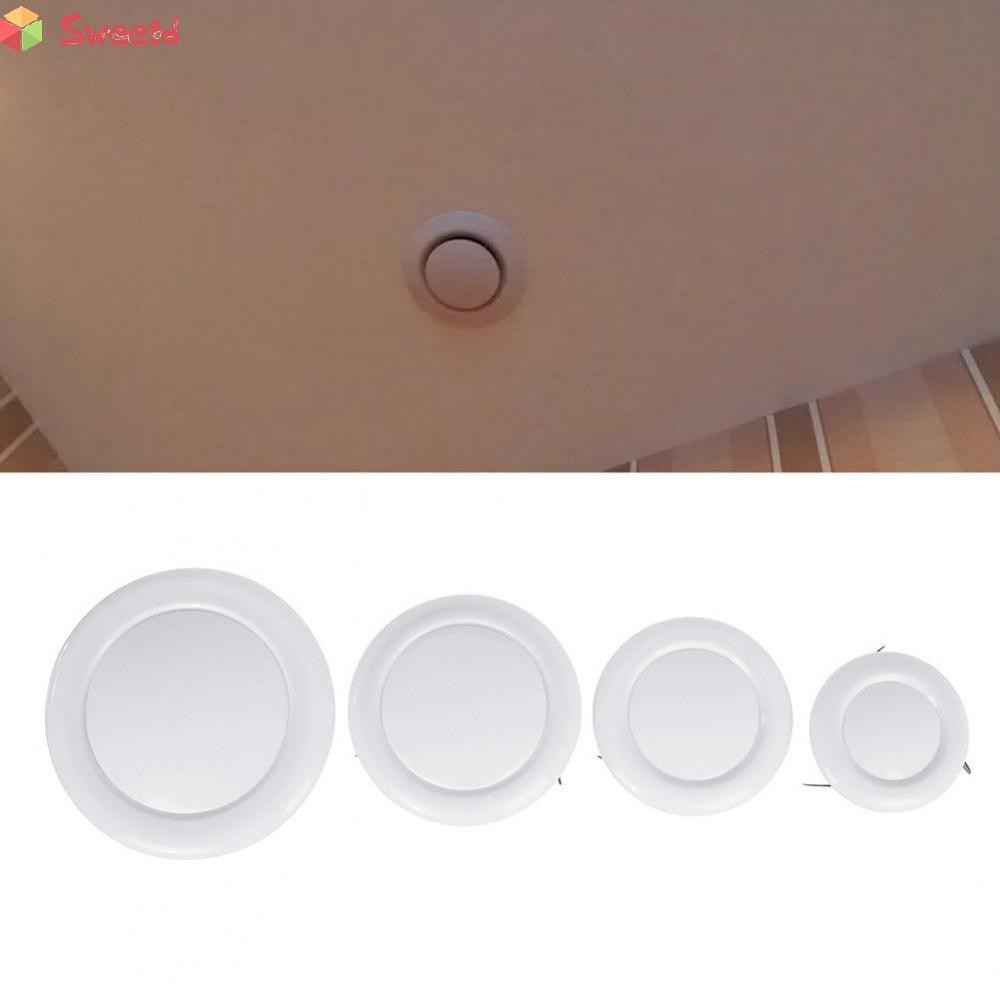 ABS Air Conditioning Ventilation-Diffuser Adjustable Louver Circular ...