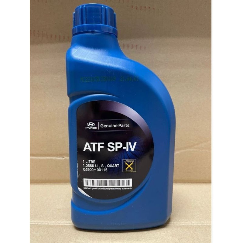 KIA / HYUNDAI ATF SP-IV SP4 6SPEED GEAR AUTOMATIC TRANSMISSION OIL 1L ...