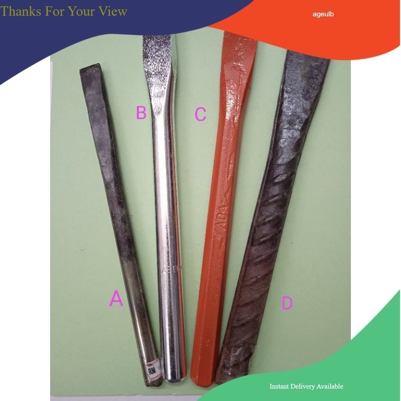Flat Cement Chisel. Pahat Batu Leper. Pecah Batu | Shopee Malaysia