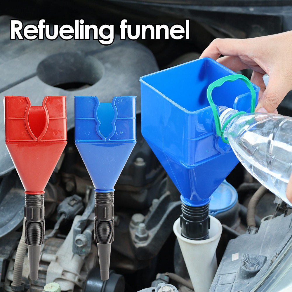 Telescopic Car Engine Oil Funnel - Motorcycle Refueling Tools ...