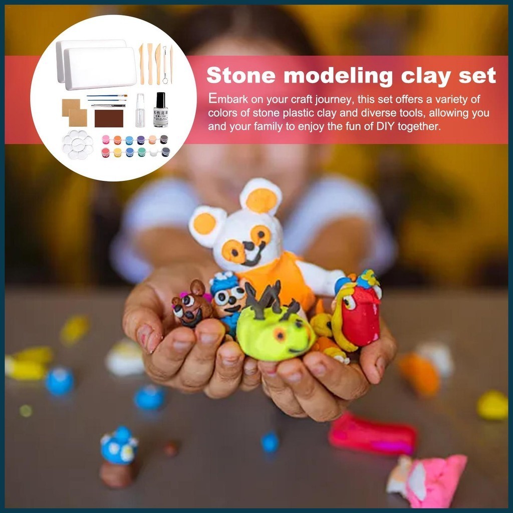 Modeling Clay for Kids Modeling Clay Kit with Sculpting Tools Modeling ...