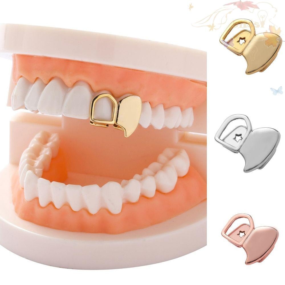 BLISS Teeth Grills Gold Silver Color Hip Hop Party Unisex Dental ...