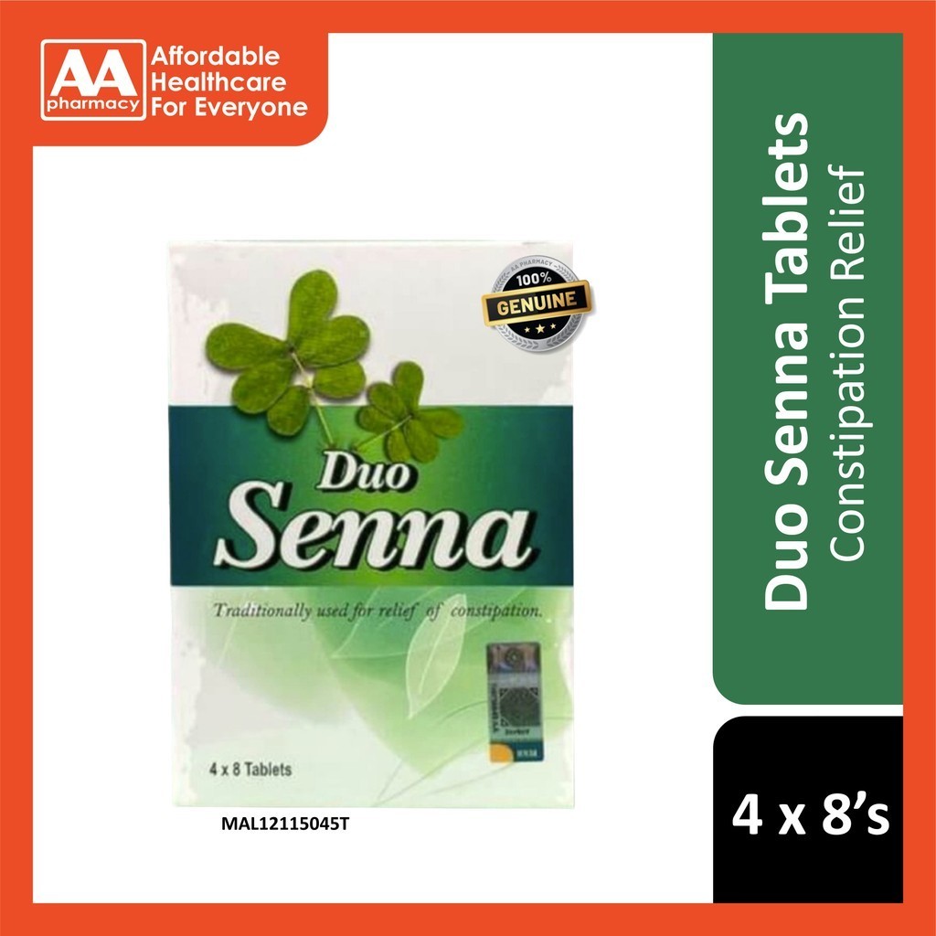 Duo Senna Tablet 4x8's (For Constipation) | Shopee Malaysia