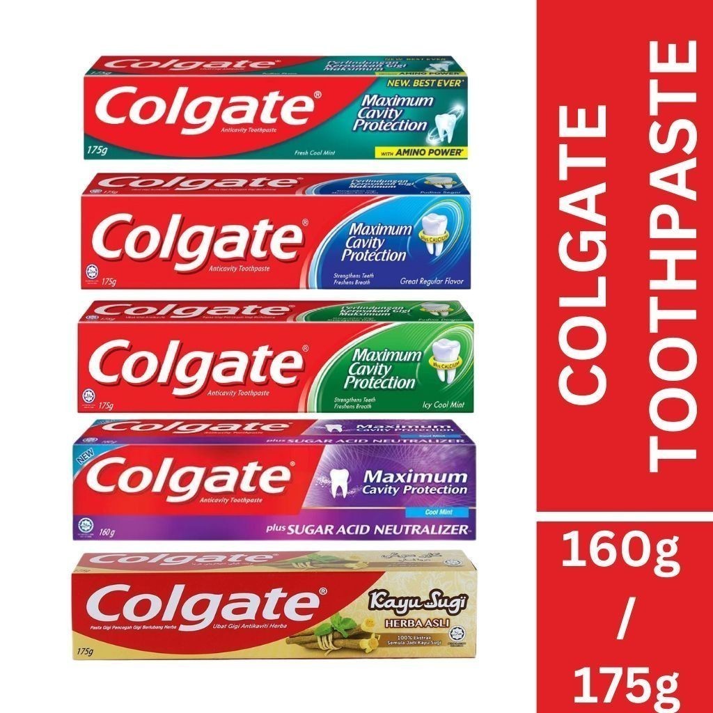 COLGATE Max Cavity Protection Toothpaste (160g/175g) | Shopee Malaysia