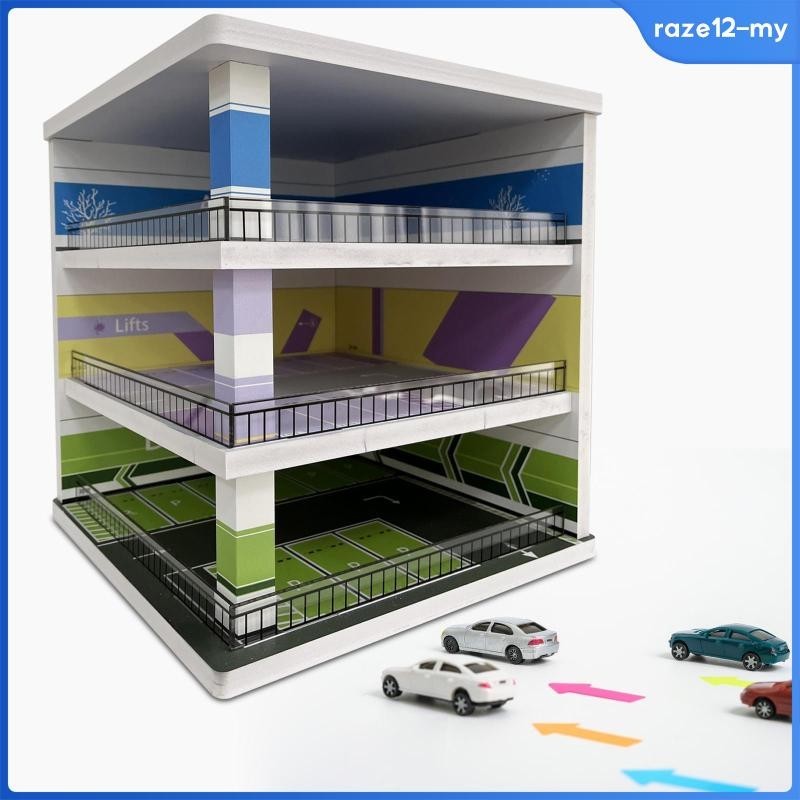 [RazecaMY] 1:64 Parking Lot Vehicle Garage Showcase Can Hold 72 Mini ...