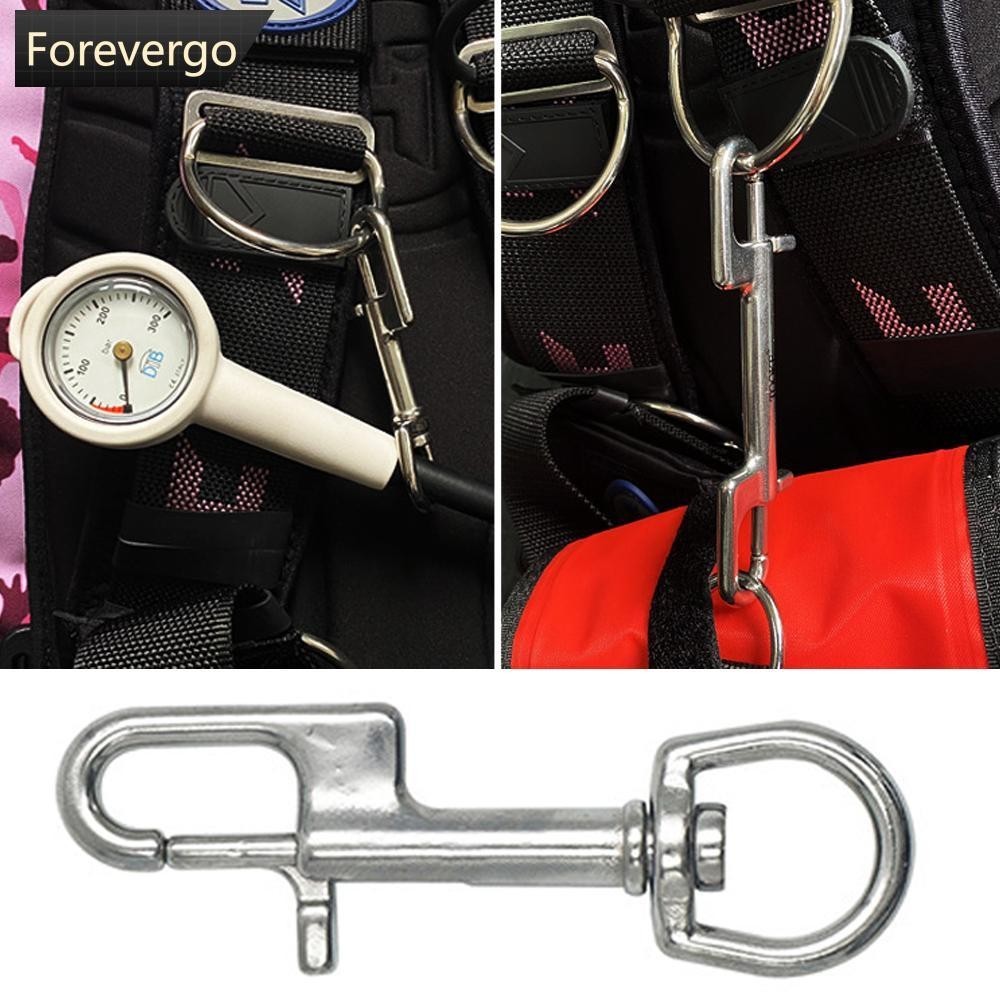 FOREVERGO 316 Stainless Steel Single/Double Head Diving Hook Quick ...