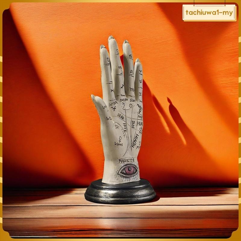 [TachiuwadcMY] Palmistry Hand Statue Halloween Decor for Bookshelf ...