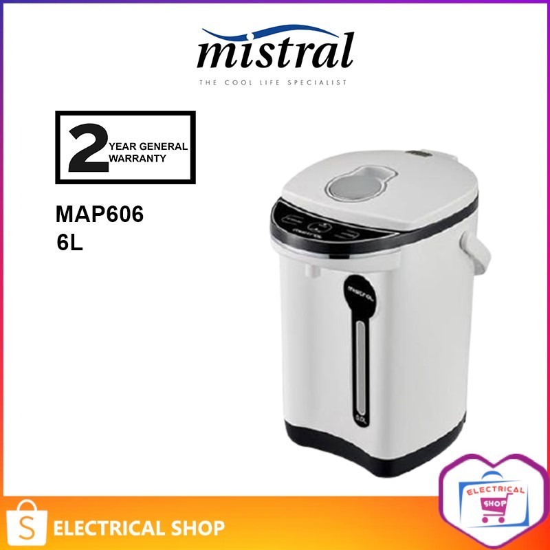 Mistral Electric Thermo Pot - 2 Way For Dispensing (6L) MAP-606 ...