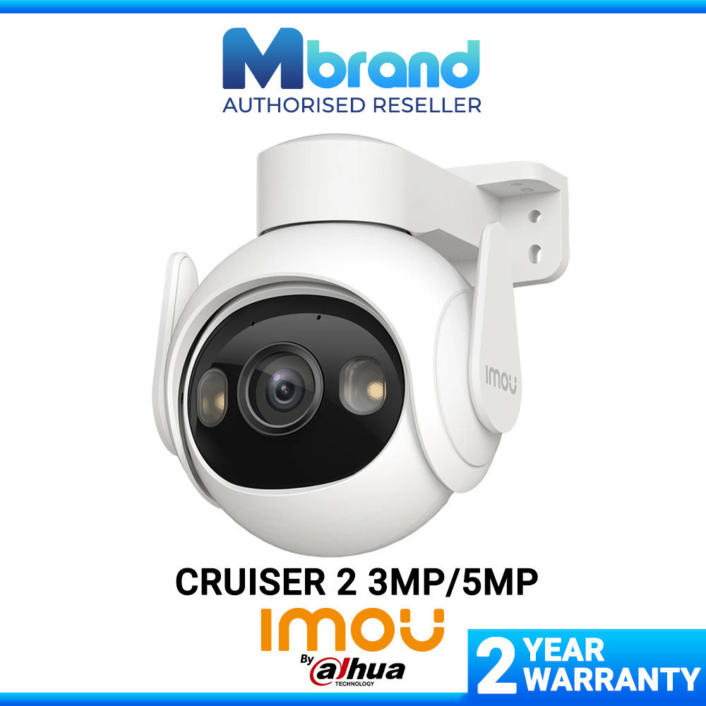 IMOU Cruiser 2 3MP/5MP 2K/3K Pan/Tilt IP66 Color Night Vision Two Way ...