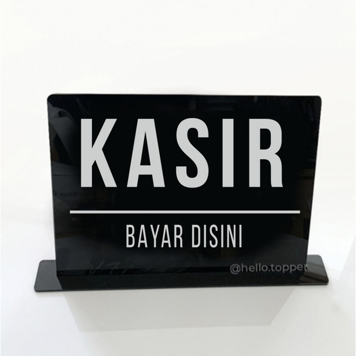 Best Sign Cashier Cashier | Signage Acrylic Table Standing | Sign Board ...