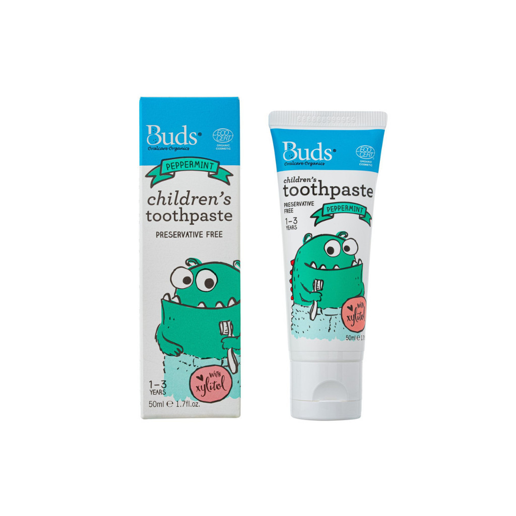 Buds Toothpaste With Xylitol Peppermint 50ml (1-3yrs) | Shopee Malaysia