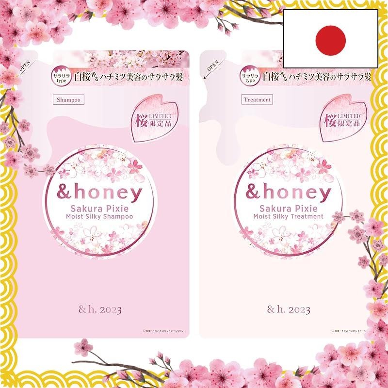 And Honey Pixie White Cherry Blossom Shampoo and Treatment Refill 3 Sets And Honey Pixie White ...