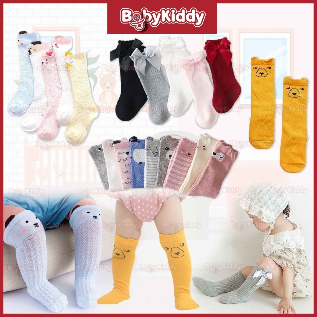 Baby 1 Pairs High Knee Socks Mesh Mosquito Net Socks Sets Cute Socks ...