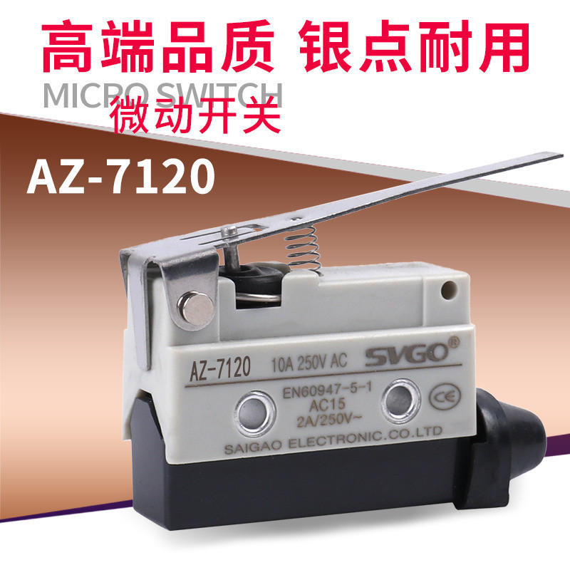 Micro Switch AZ-7120 TZ7120 Limit/Stroke Switch Self-Reset Short Handle ...
