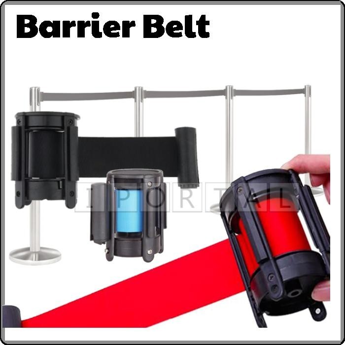 Queue Up Stand Barrier Crowd Retractable Belt only 2M | Shopee Malaysia