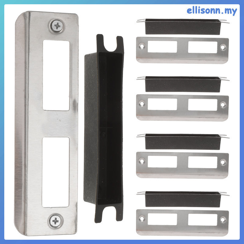 Guide Sheet 5 Pcs Door Strike Plate Filler Knob Lock Locks Plates Hole ...