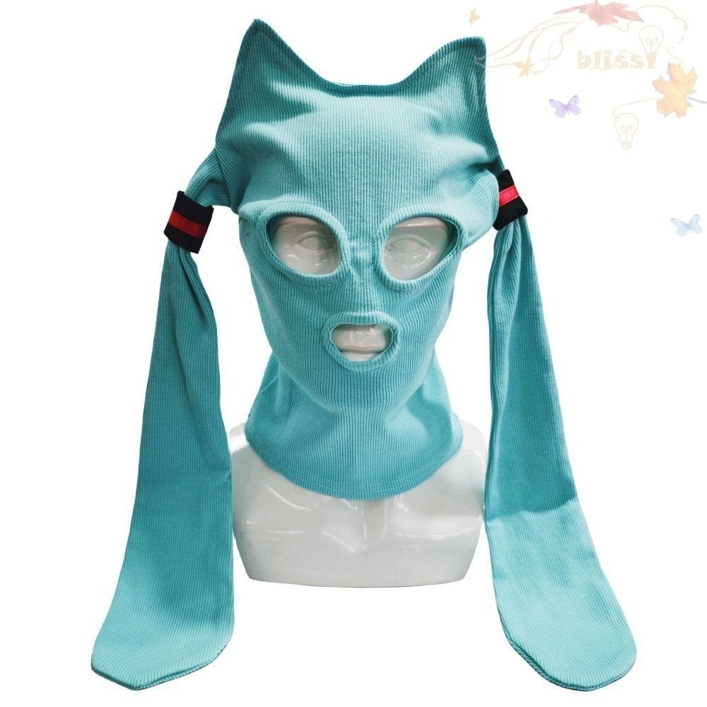 BLISS Hatsune Miku Hat, Funny Kidnapper Hatsune Miku Face Cover ...
