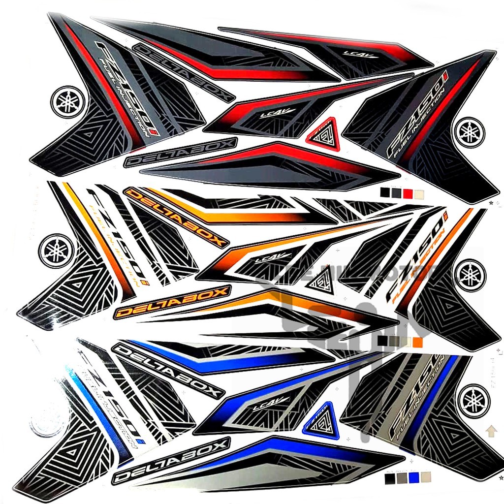 Yamaha FZ150i FI Fuel Injection FZ150 FZ Body Sticker Coverset Sticker ...