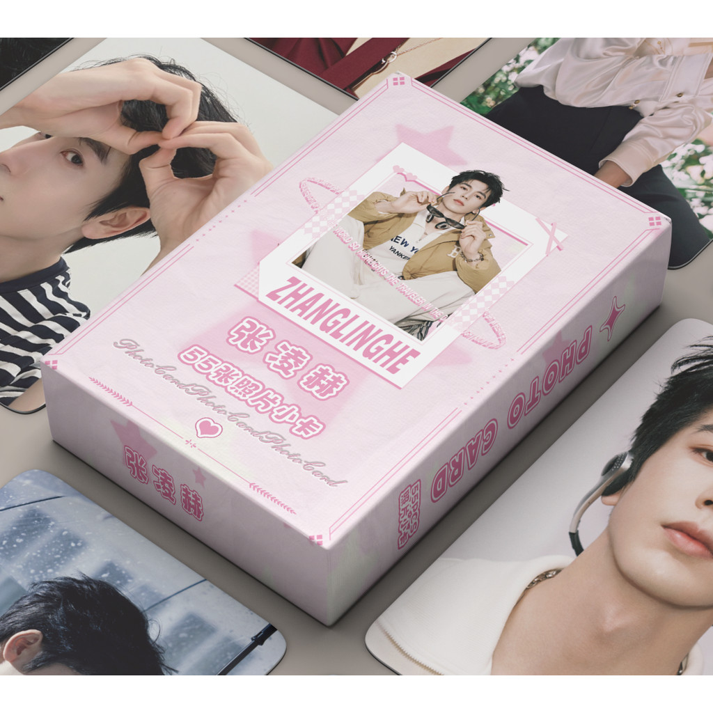 50-55pcs Chinese Drama Actor Zhang Linghe Zhou YiRan Hologram Lomo cards Zhang Ruoyun ...