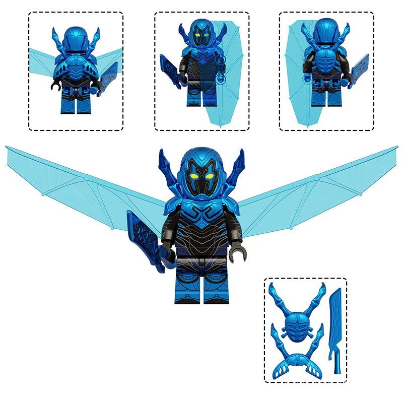Dc Superhero Movie Merchandise Blue Beetle Third Party Assembled ...