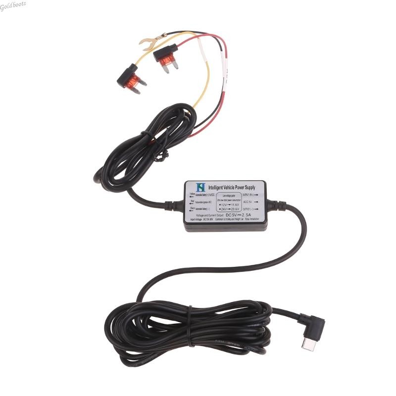 GB 12V 30V to 5V2 5A Type C Right Angle Step-Down Power Converter Type ...