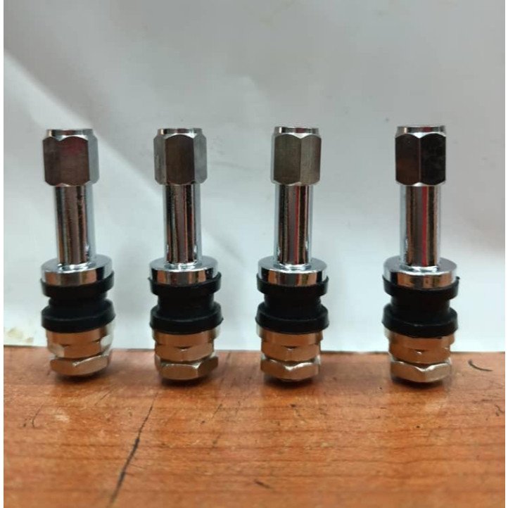 TR48E TR414 Tiub Kepala Angin Tayar Alluminium Tubeless Tyre Tire Valve ...