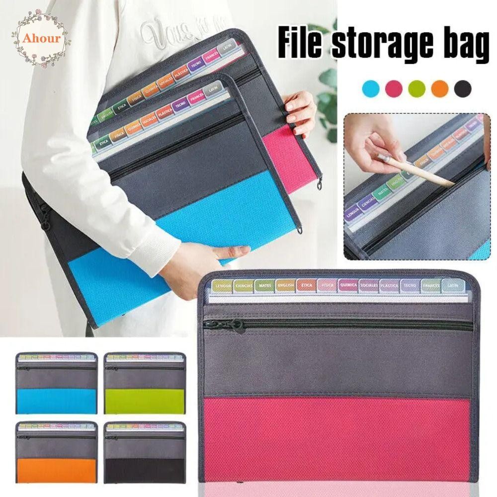 AHOUR Expanding Folder, Wear Resistant Waterproof File Folder ...