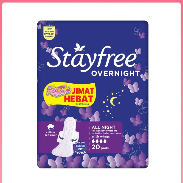 Stayfree Overnight Long Wing 30.5cm (20s) | Shopee Malaysia