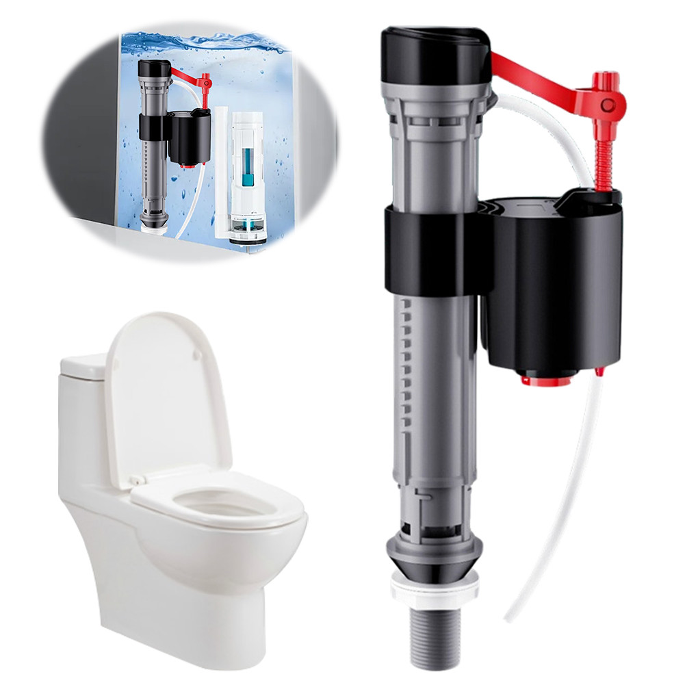 Adjustable Height Universal Toilet Fill Valve (19.5-30.5cm) for Tanks ...