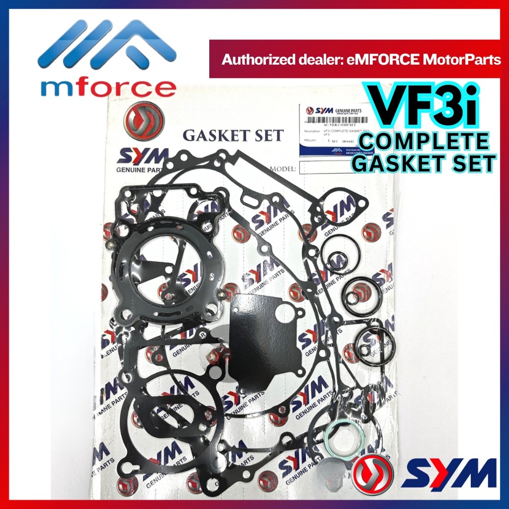 SYM VF3 VF3i V1 V2 LE PRO ABS OVERHAUL GASKET COMPLETE SET AC-VF3i ...