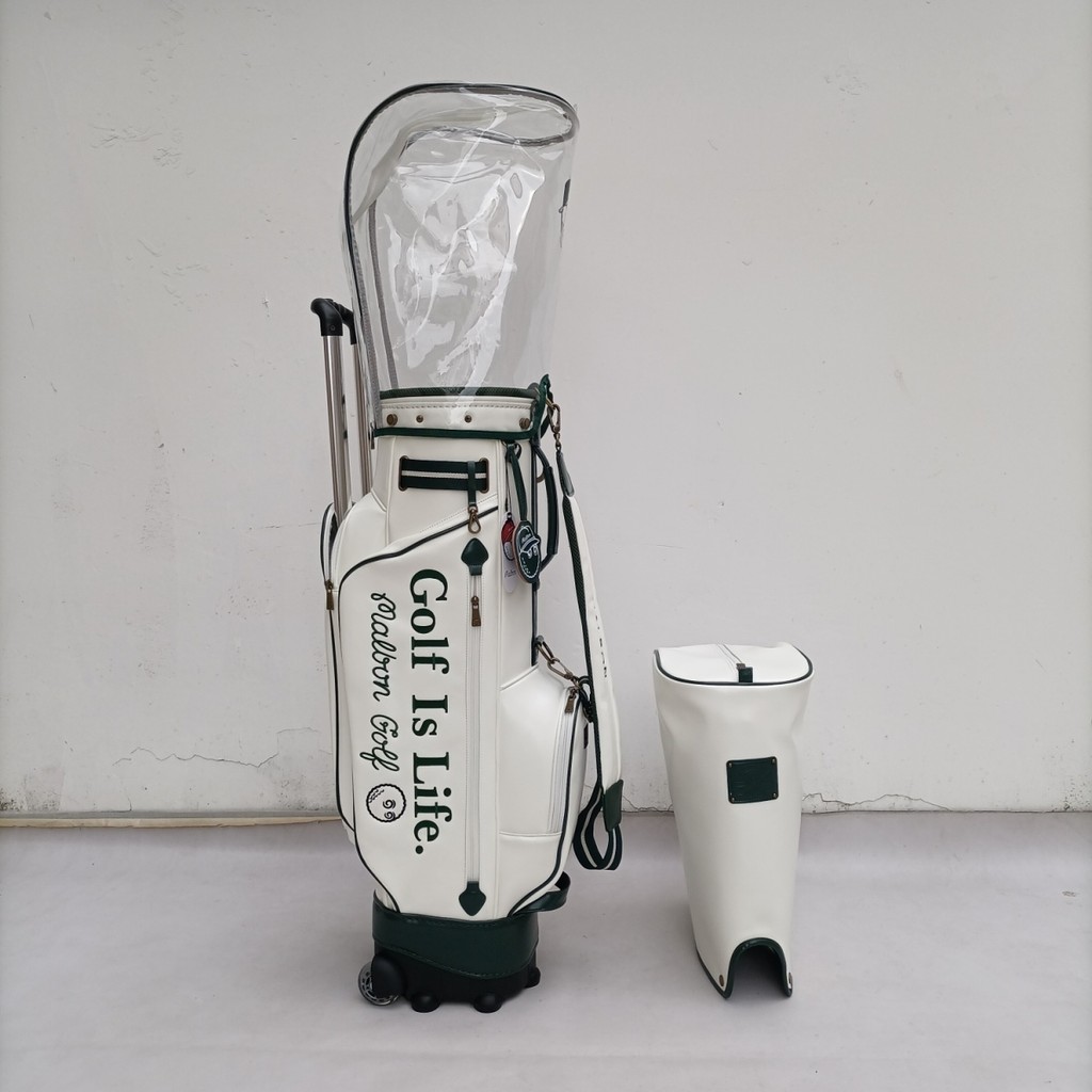 [Ada Stok] Beg Troli Golf Malbon Baharu dengan Roda Beg Golf Uniseks ...
