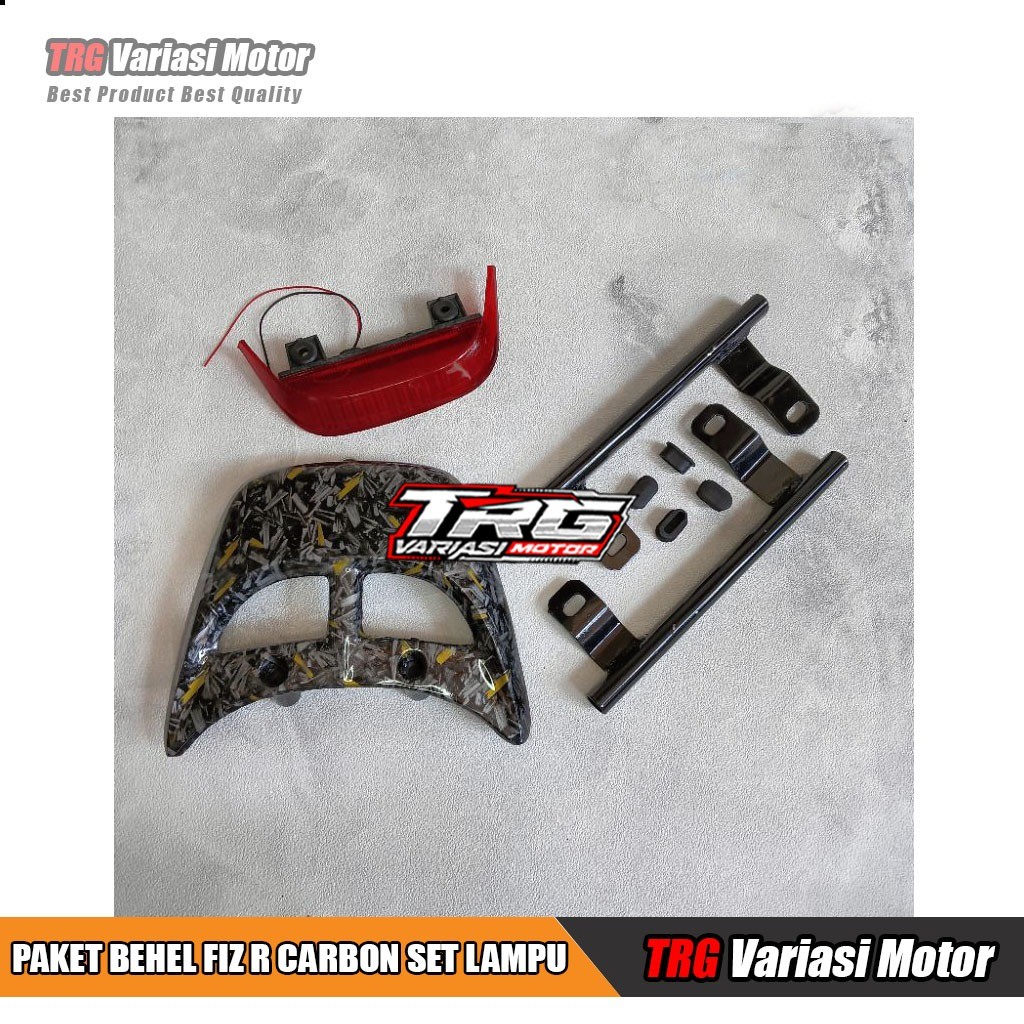 Fiz R Braces Set of Forged Carbon Rear Fizr Light Braces and Fiz R Side ...