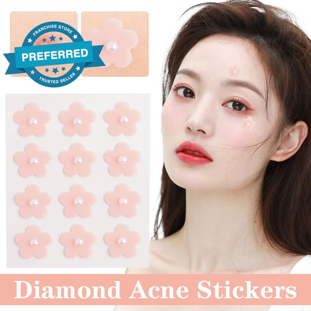 Diamond Flowers Hydrocolloid Acne Patch Special-shaped Color Acne Skin ...