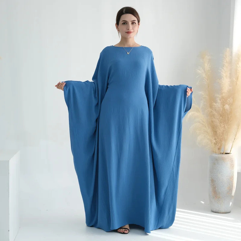 2025 Eid Ramadan Muslim Women Hijab Dress Set Modest Prayer Garment ...