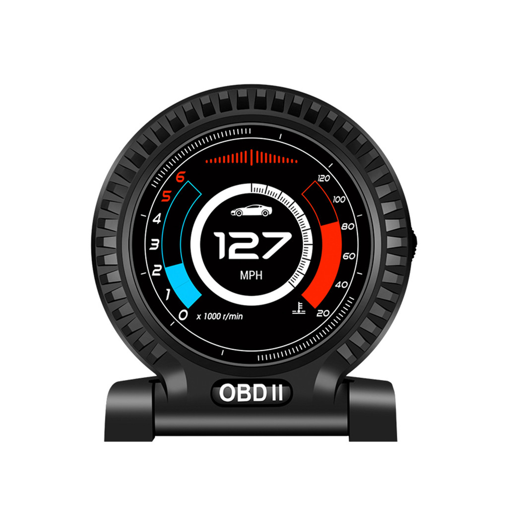 Car OBD LCD Instrument High Definition Speedometer Car Diagnostic Tool ...