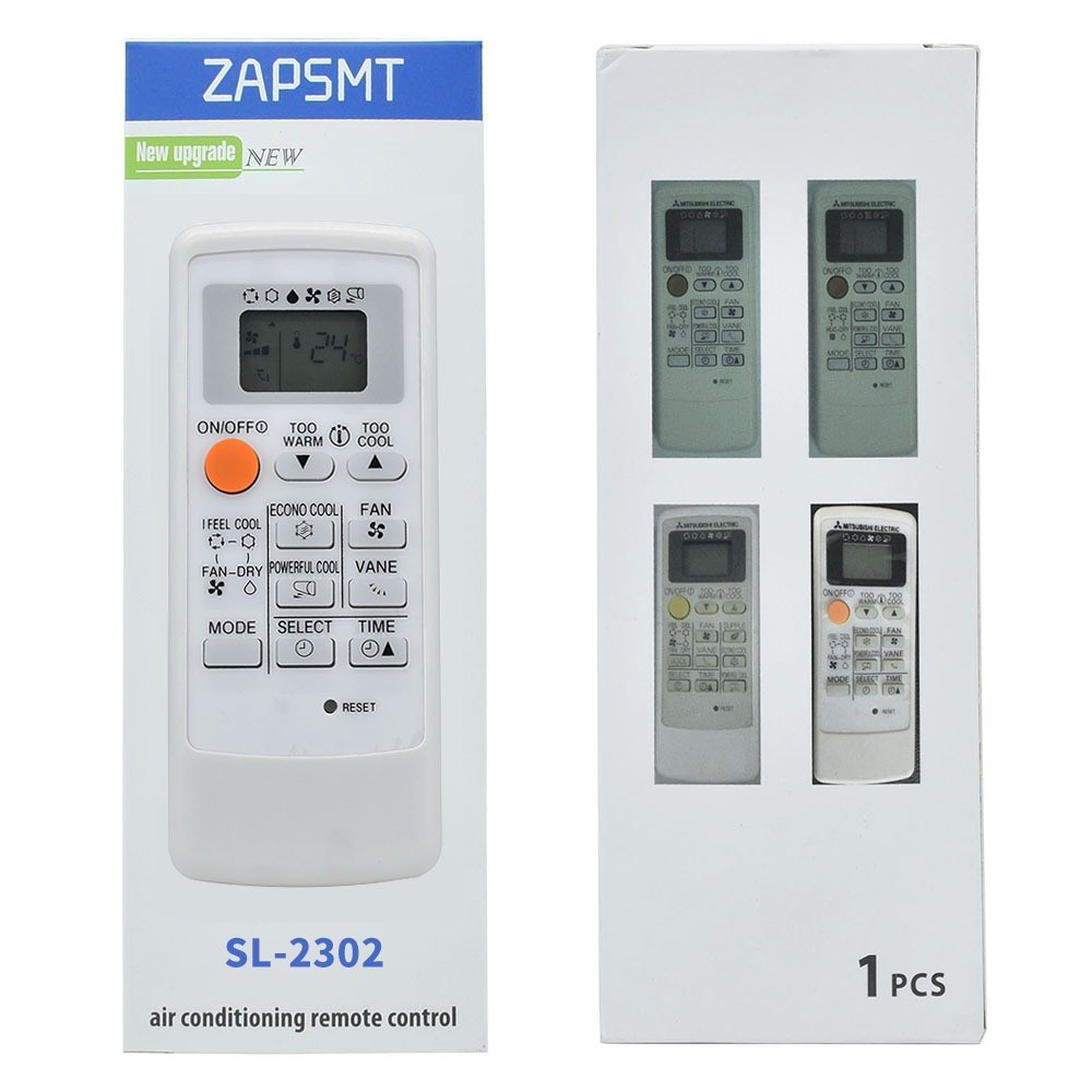 Mitsubishi electric remote control air conditioner model Mitsubishi silver screen code MH/MP07A ...