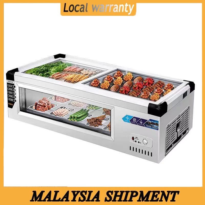 Night Market Stall Display Cabinet Refrigerator Fresh-keeping ...