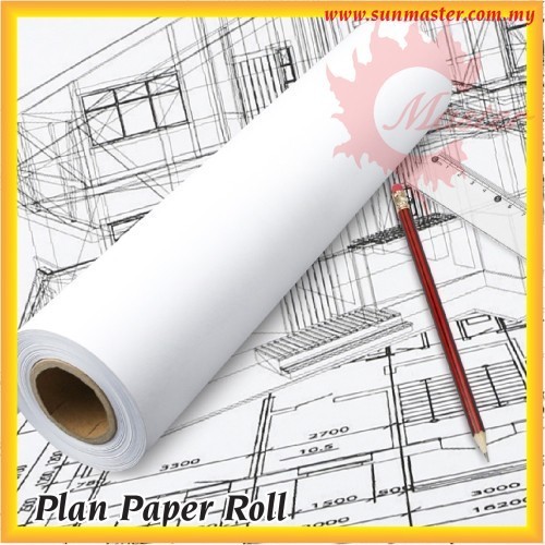 Plan Paper Roll A2 A1 A0 | Plotter Paper Roll | Plan Printing Paper ...
