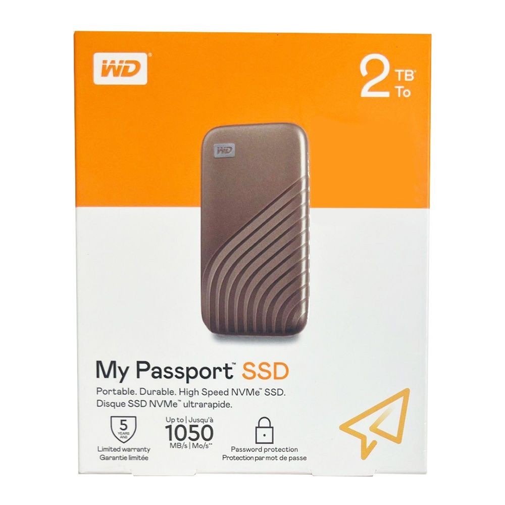 WD 2TB My Passport USB-C Portable SSD (Rose Gold) for iPhone 15, PC, Mac | Shopee Malaysia