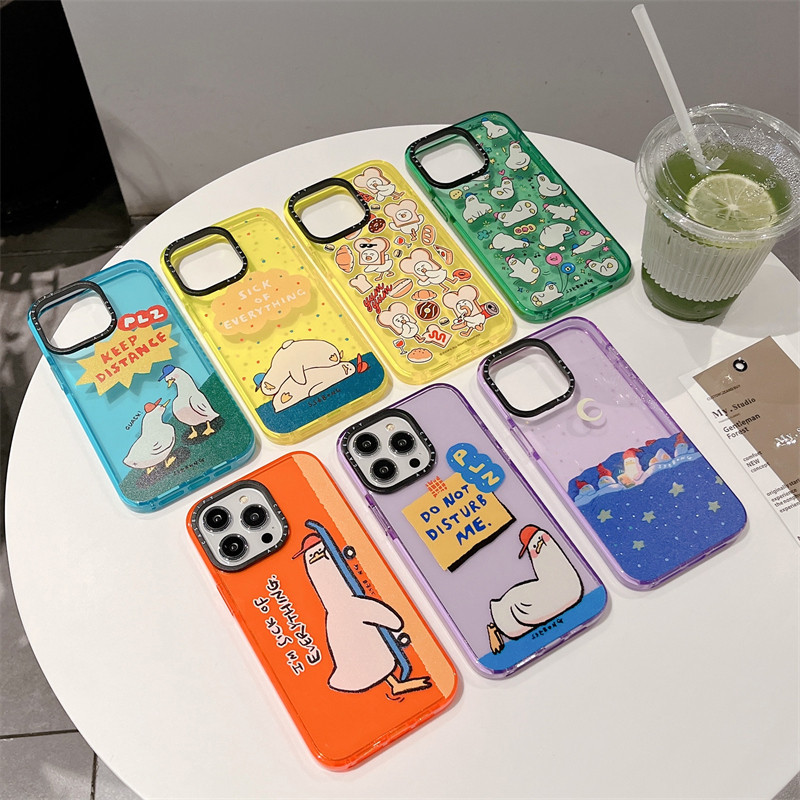 【Dumb duck】CASETiFY Soft Silicone TPU Case For iPhone 15 Pro Max 14 ...