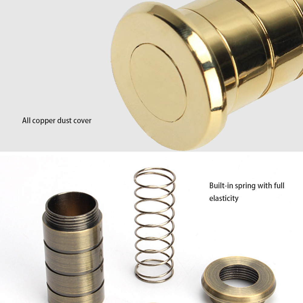 Dreamall888 EY# Dust-Proof Socket 13mm Aperture Floor Dust Proof Lock ...