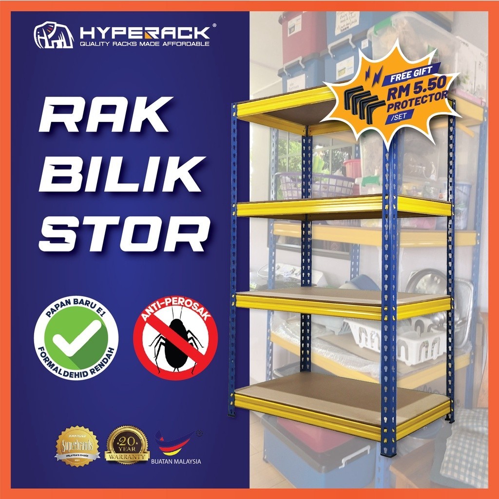 SUPERACK Boltless Rack Shelf Storage Rack Rak Dapur Rak Besi Rak Bilik ...