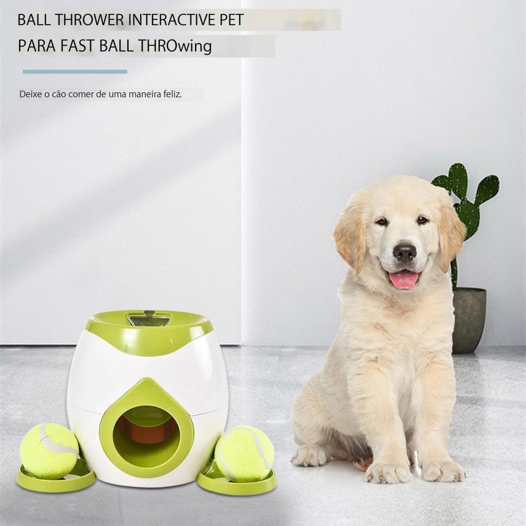 Automatic Ball Thrower For Dogs Indoor Automatic Launch Ball Thrower ...