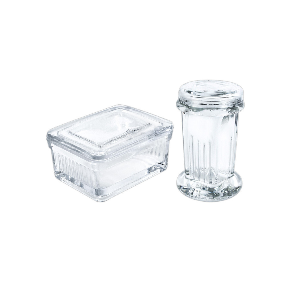 5/10 Slide Glass Staining Jar 5-Slide Capacity Staining Tank Coplin Jar ...