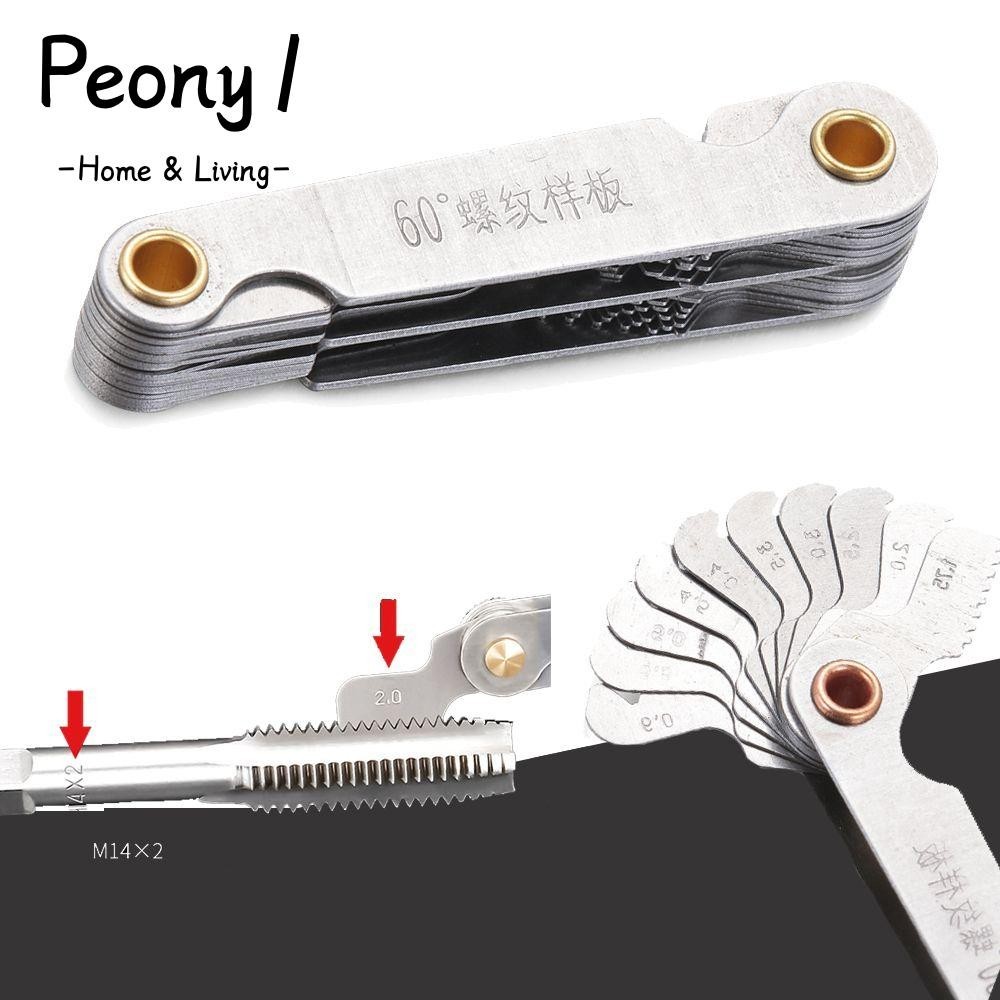 PEONY1 Thread Plug Gauge Lathe Combination Tools Metric Inch 55/60 ...