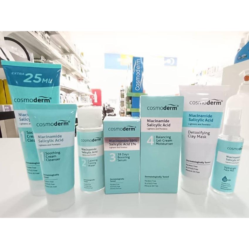 COSMODERM NIACINAMIDE SALICYLIC ACID RANGE | Shopee Malaysia