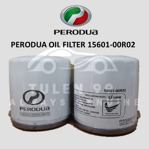 Perodua Engine Oil Filter 15601-00R02 For Bezza / Axia / Aruz / Myvi ...